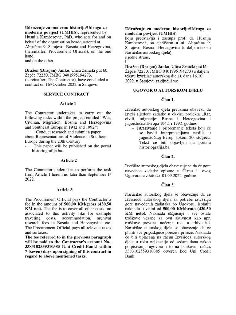 Drazen-Janko - HBS | PDF