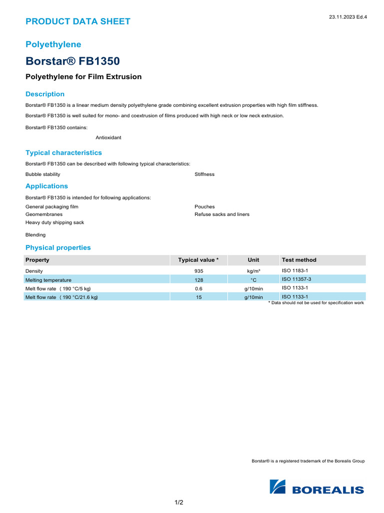 Fb1350-Pds-Reg - World-En-V4-Pds-World-32158-Pds - Borstar FB1350 - 4 ...