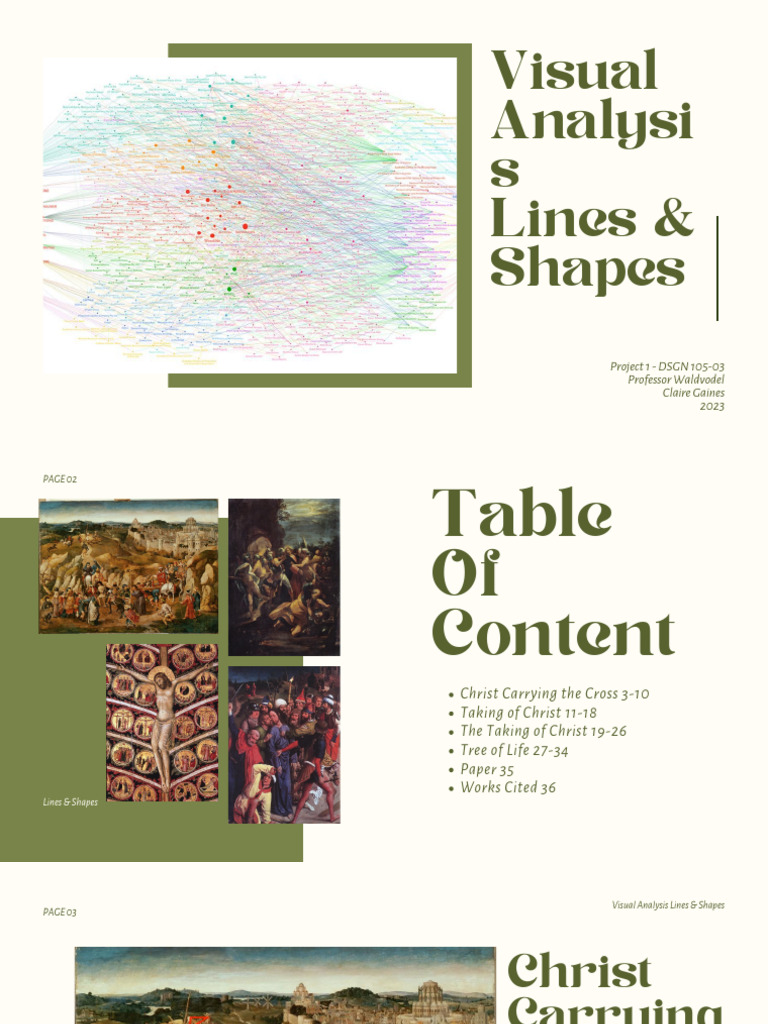 Visual Analysis Lines & Shapes | PDF | Paintings | Plastic Arts
