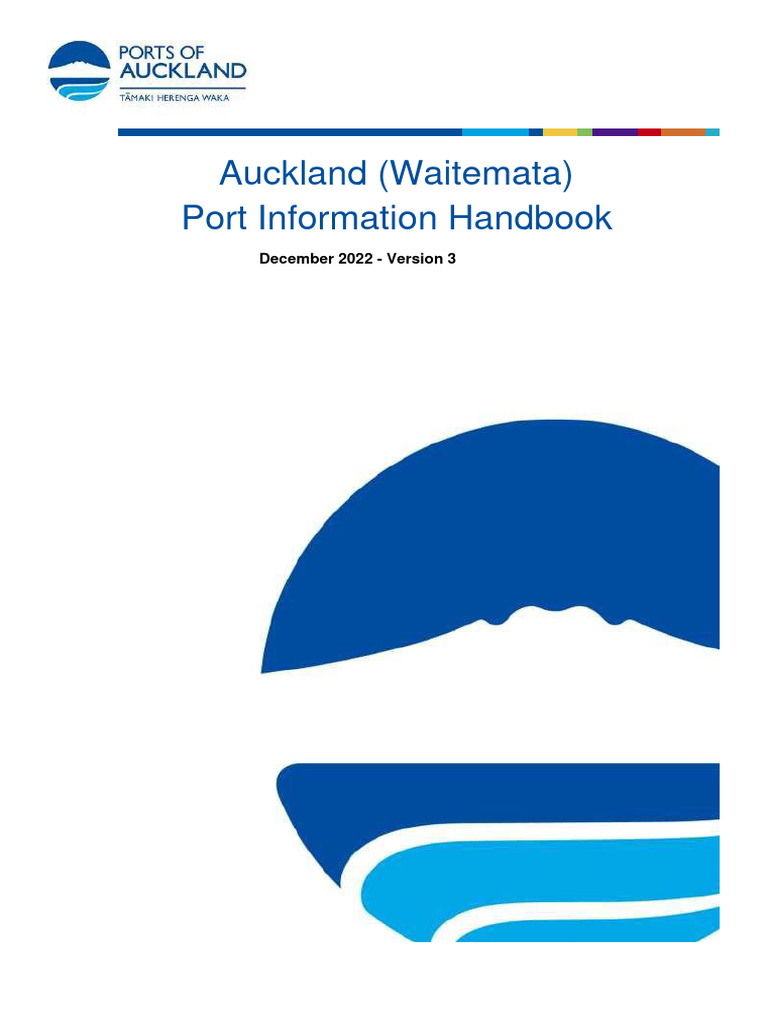 Auckland Port Handbook Guide | PDF | Identity Document | Crane (Machine)