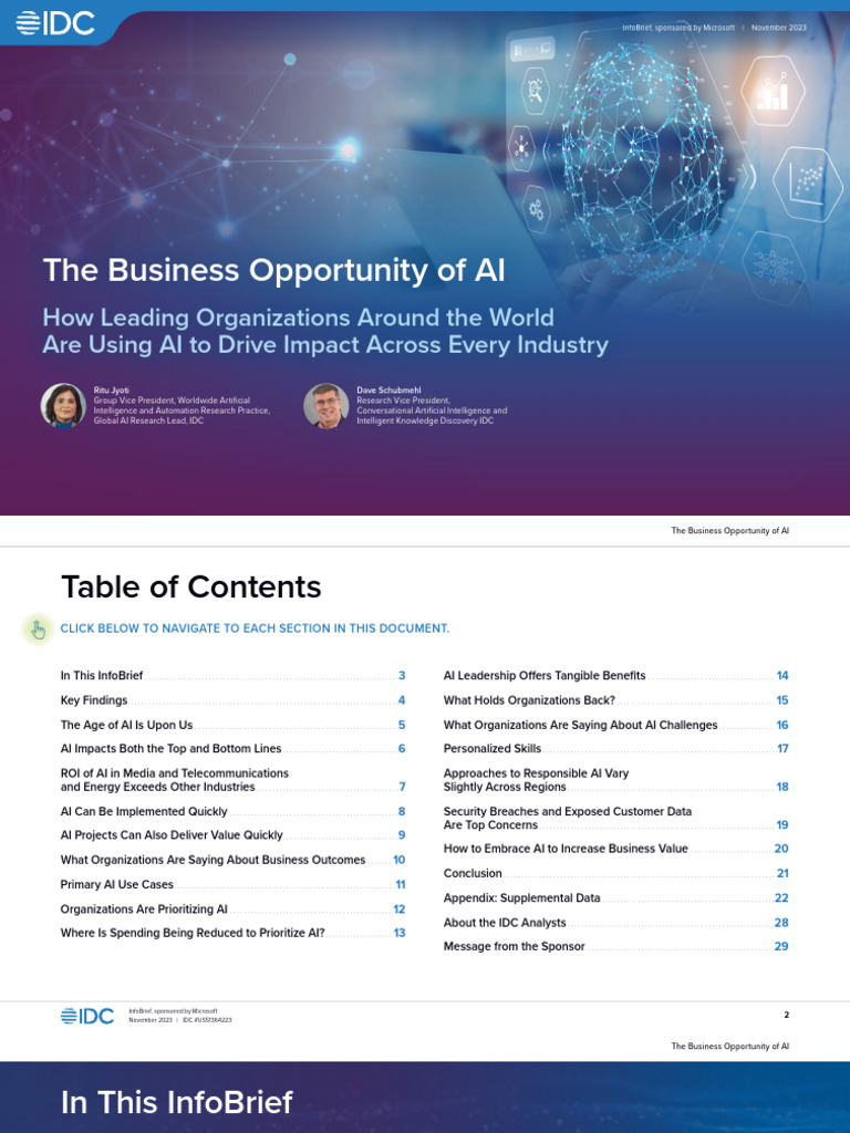 AI's Business Impact and Opportunities | PDF | Artificial Intelligence ...