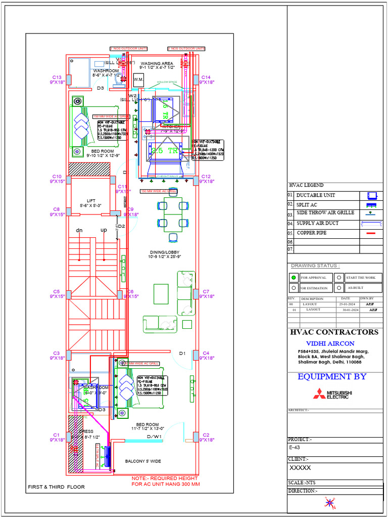First and Third Floor-1 | PDF | Home Appliance | Building