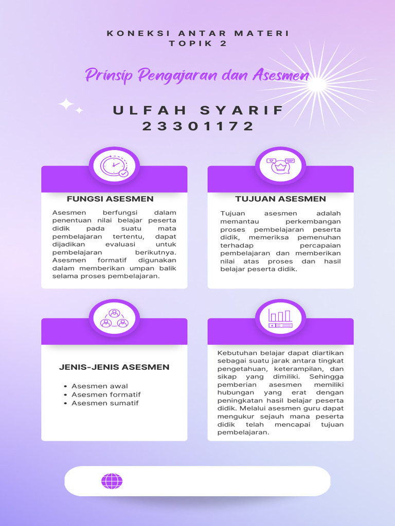 Prinsip Pengajaran Dan Asesmen-Topik 2-Koneksi Antar Materi | PDF