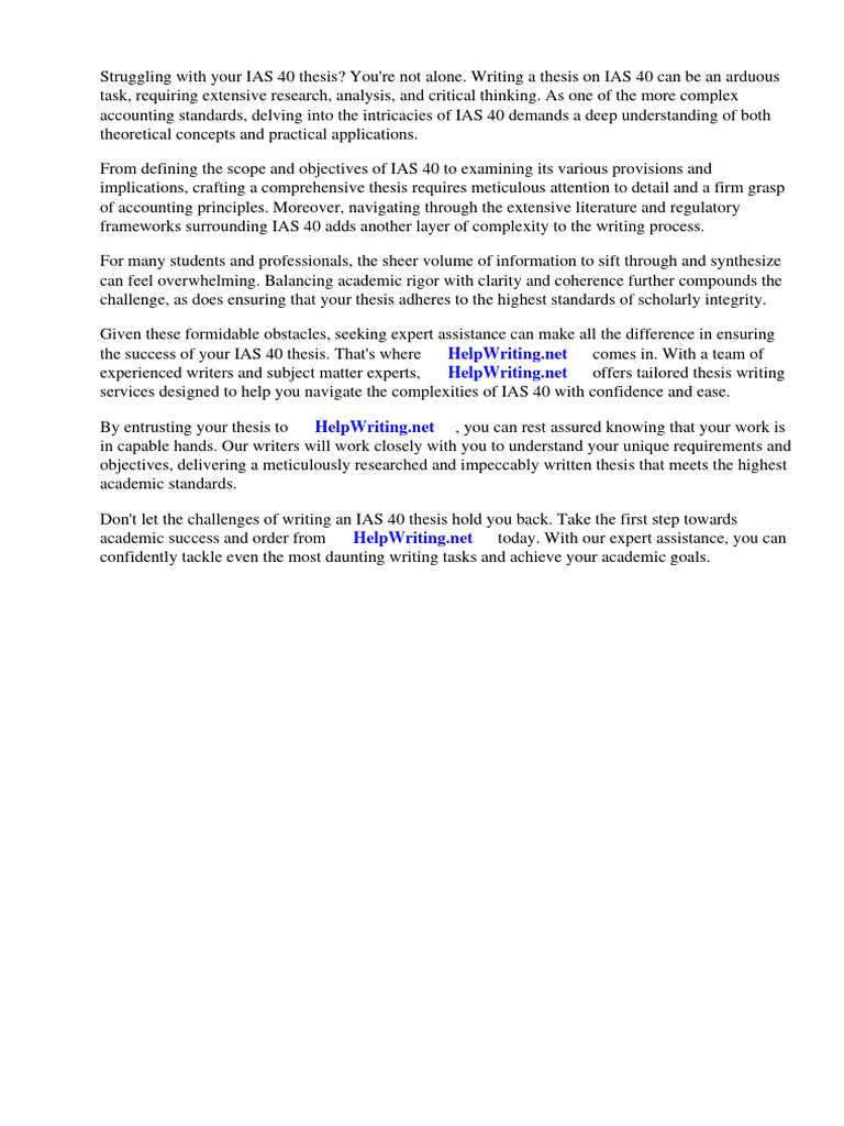 Ias 40 Thesis | PDF | Fair Value | International Financial Reporting ...