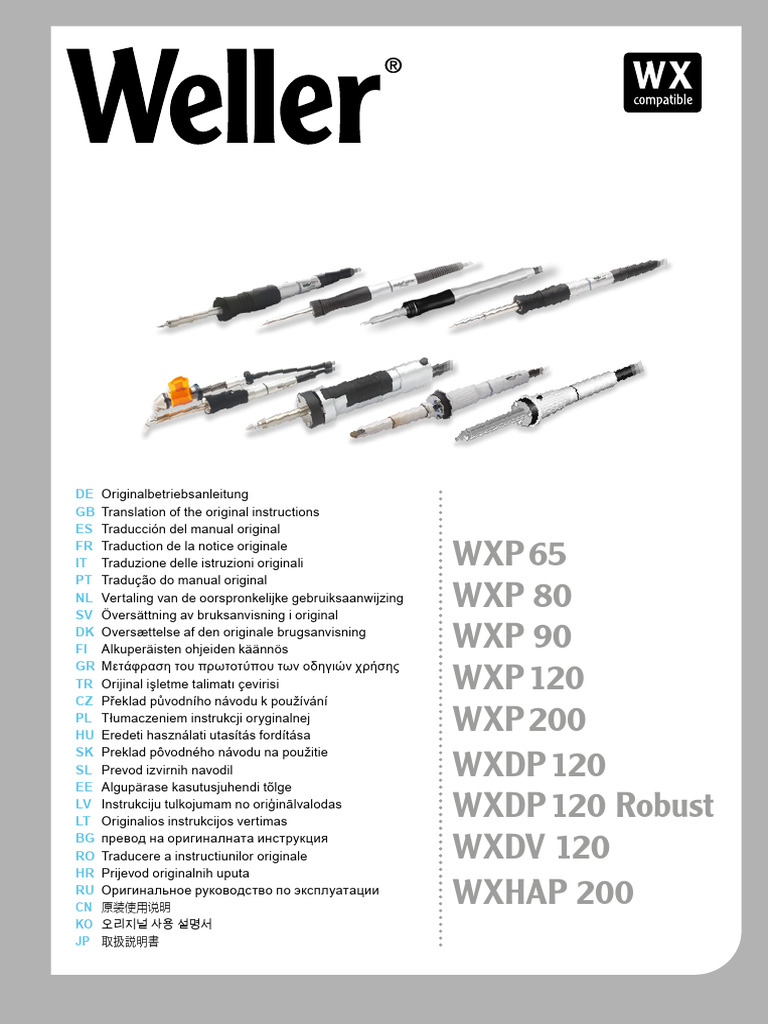 WE WX-Tools Manual T0055731509 | PDF