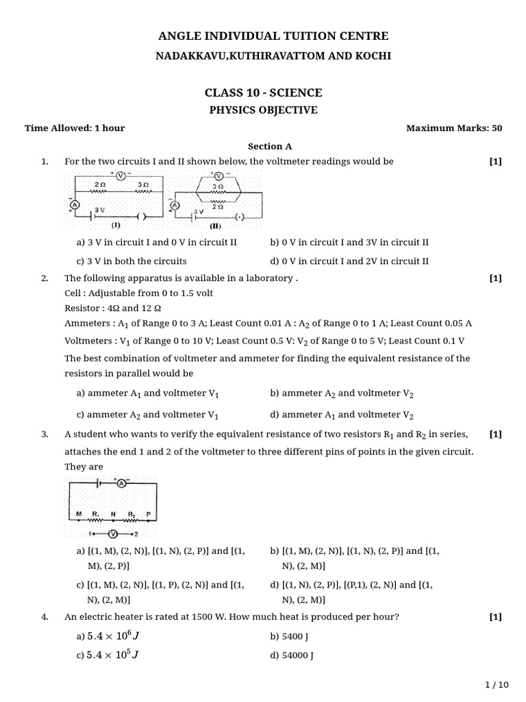 MCQ Physics | PDF