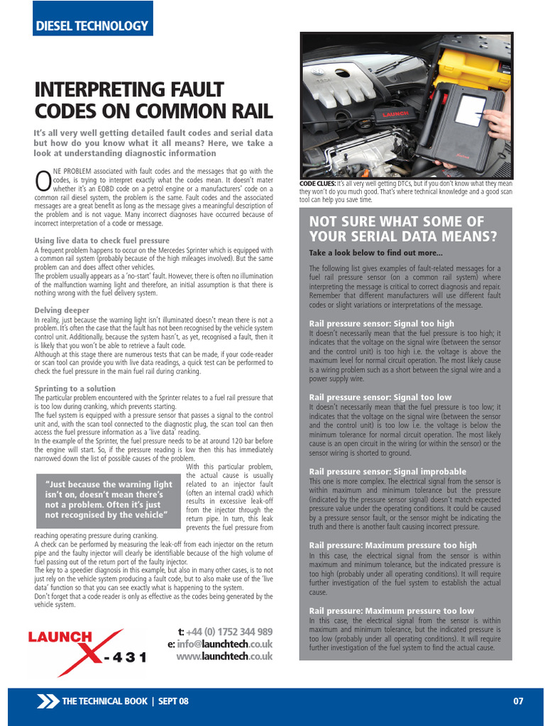 Cannon Rail Code | PDF | Manufactured Goods | Electrical Engineering