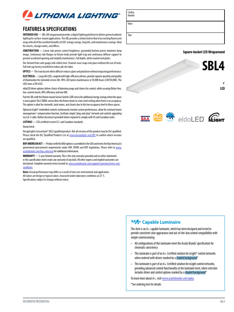 SBL 4 | PDF | Lighting | Light Emitting Diode