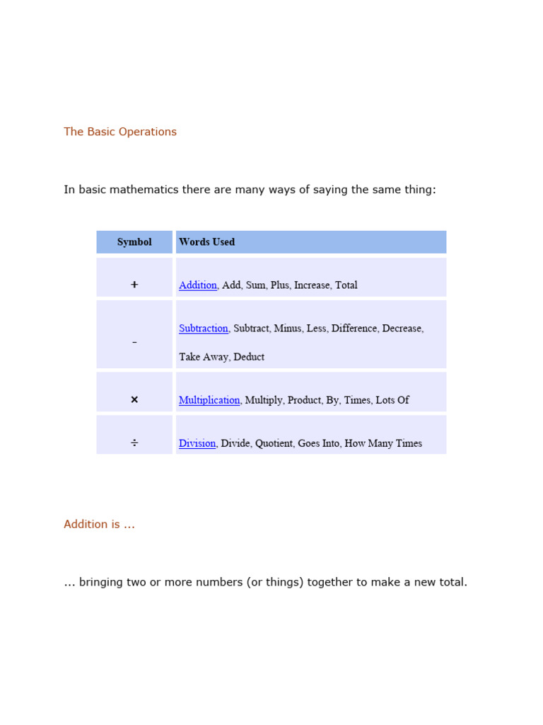 Math 2 | PDF | Subtraction | Numbers