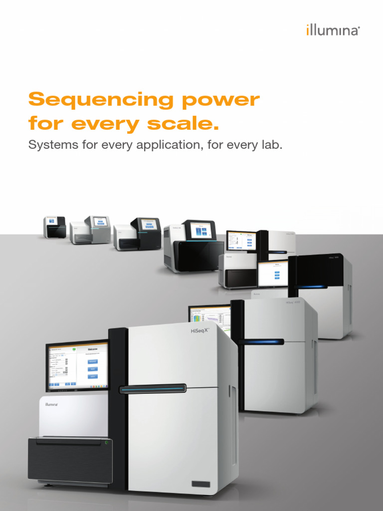 Brochure Sequencing Systems Portfolio | PDF | Dna Sequencing | Whole ...