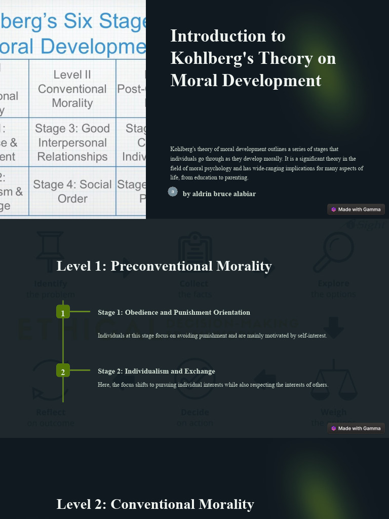 Kohlberg's Moral Development Stages | PDF | Communication ...