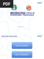 Manual de Usuario - Portal de Proveedores ICA | PDF | Archivo de computadora | Software