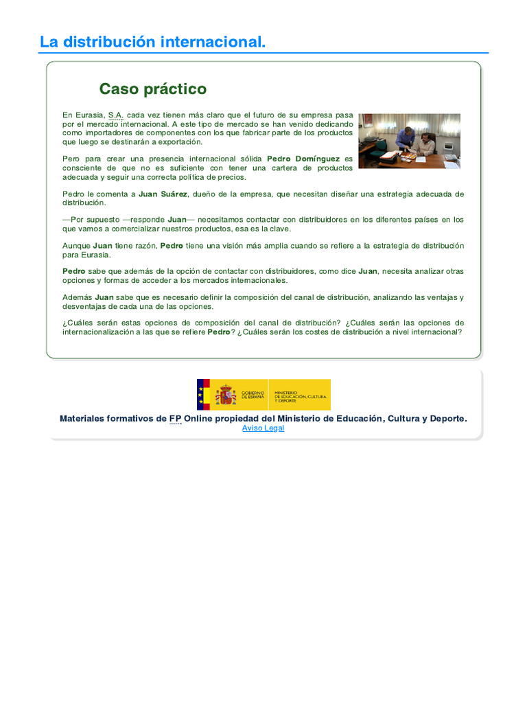 MI04 Distribución Internacional | PDF