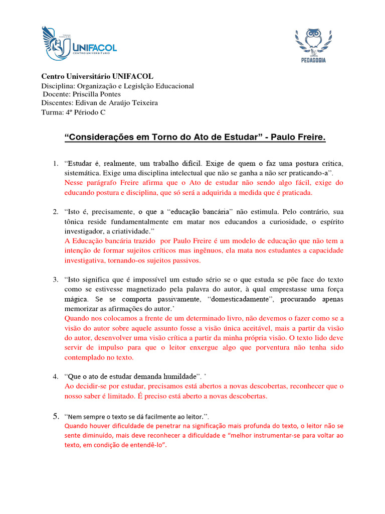 Fichamento | PDF Fichamento | PDF