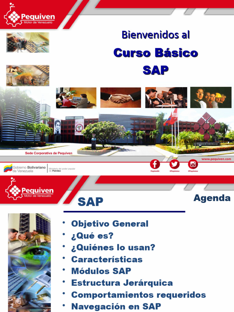 Presentacion Curso Basico de SAP | PDF | Software | Tecnologías de la ...