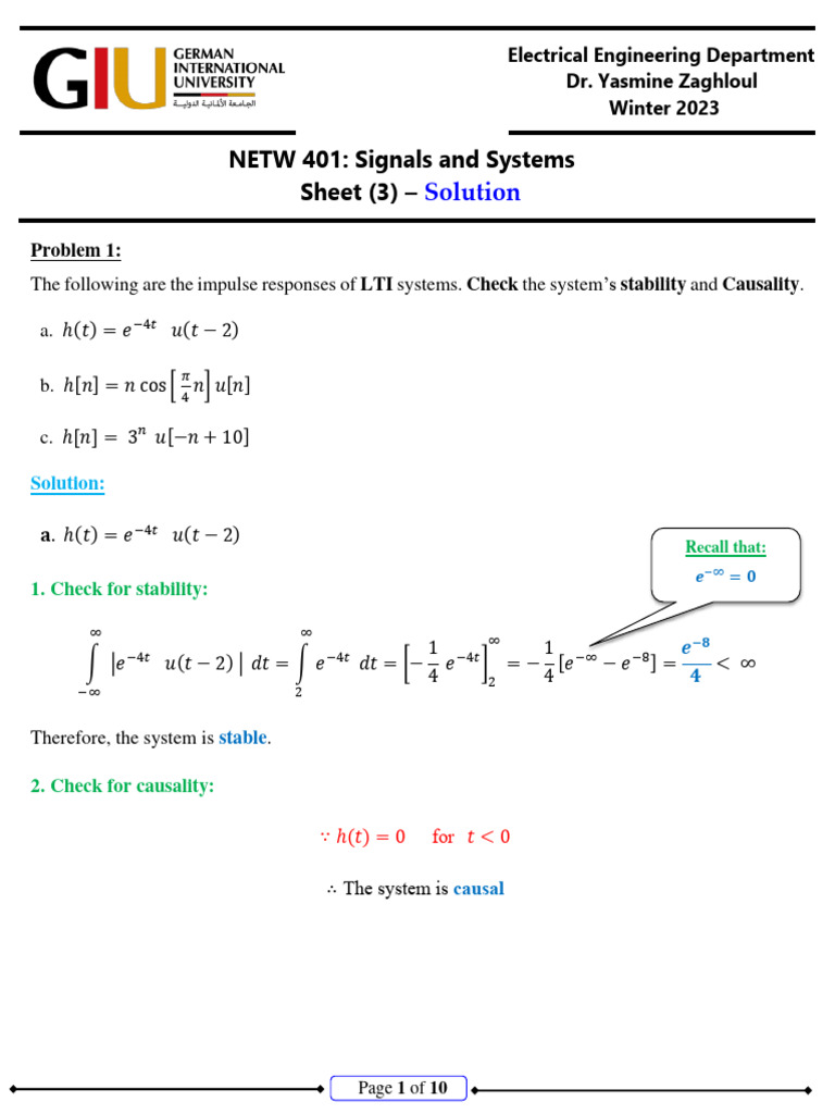 Worksheet Solution 3 | Download Free PDF | Mathematical Objects | Mathematical Analysis