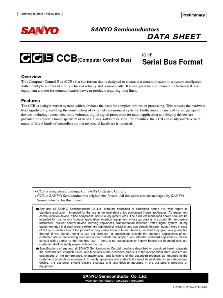 CCB Datasheet | PDF | Manufactured Goods | Computer Science
