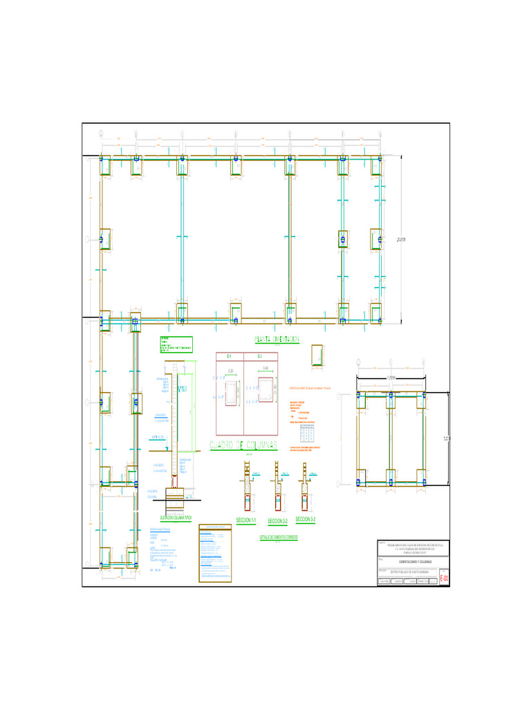 03 Y 04 ESTRUCTURAS MK Y ARQUITEC-E-01 A1 | PDF | Materiales de construcción | Ingeniería ...