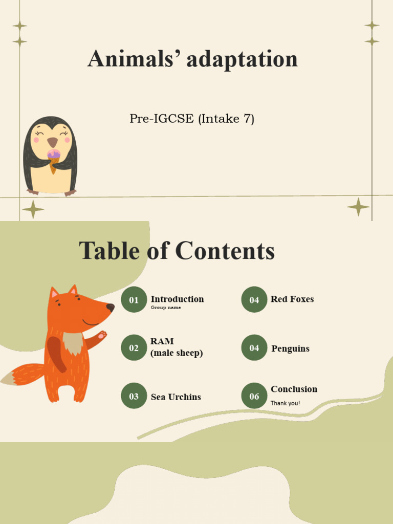 Animals PPT Template by EaTemp | PDF | Elves | Dragon