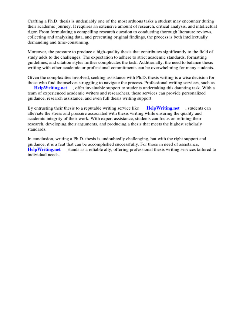 PHD Thesis Comments | PDF | Thesis | Doctor Of Philosophy