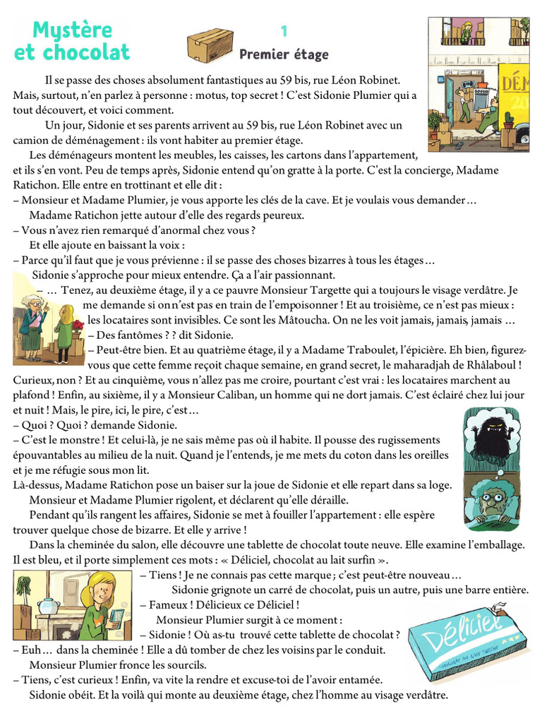 Mystere Et Chocolat Tapuscrit | PDF