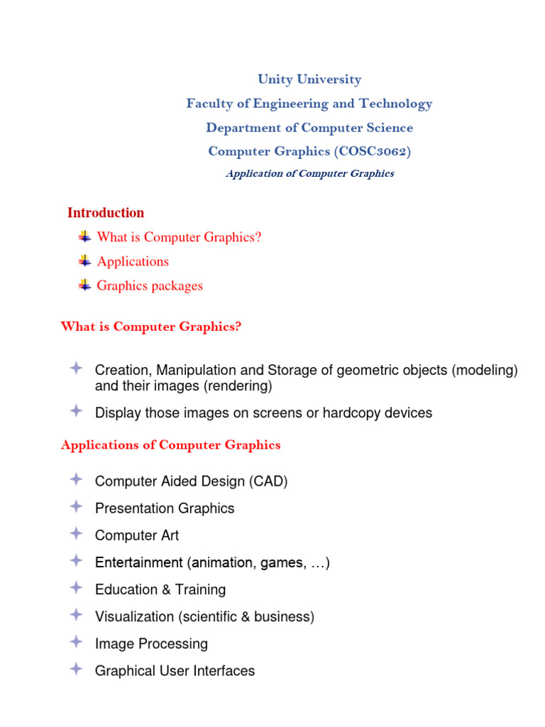 Applications of CGs | PDF | Computer Graphics | Graphics