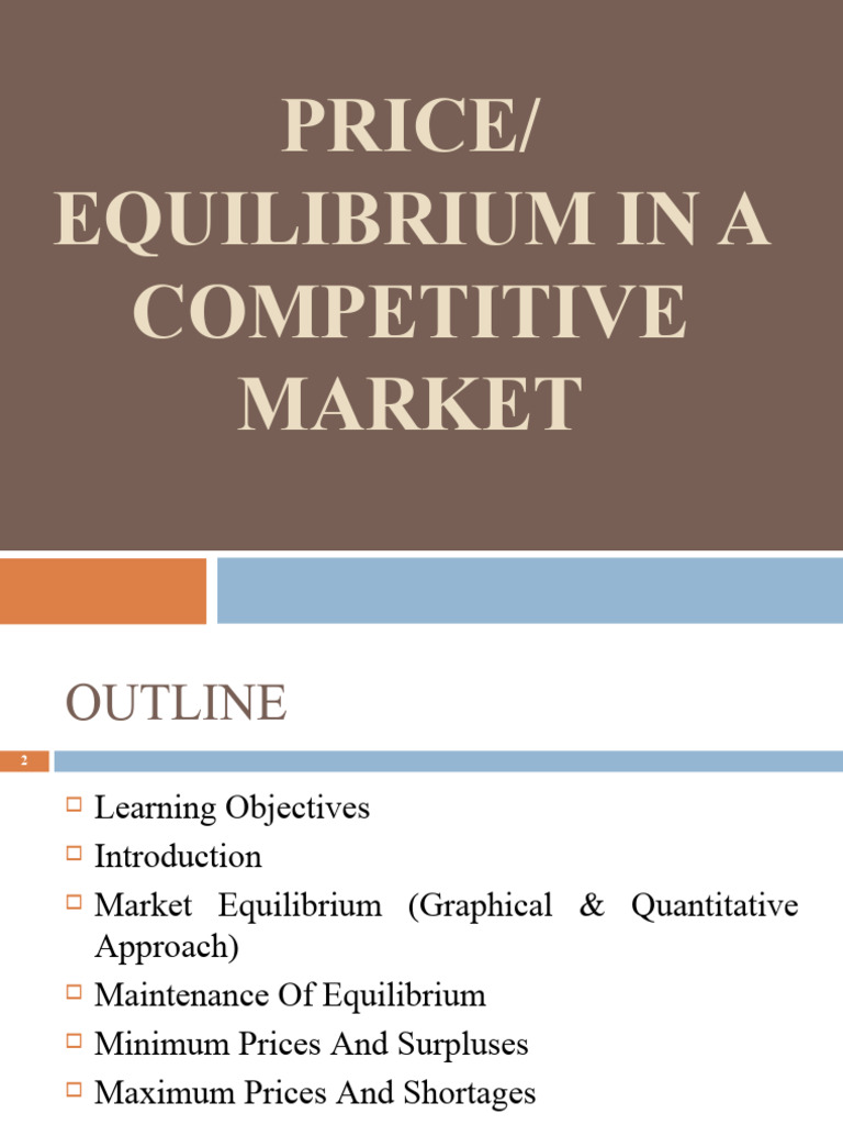 Equilibrium Analysis | PDF