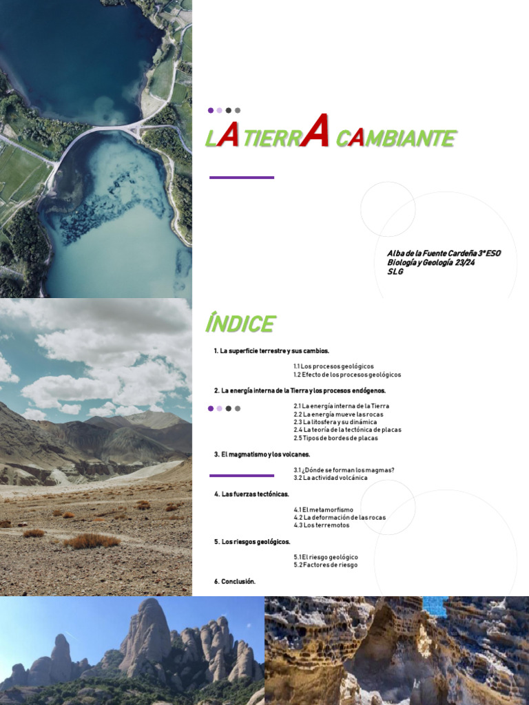 La Tierra Cambiante | PDF | Placas tectónicas | Temblores