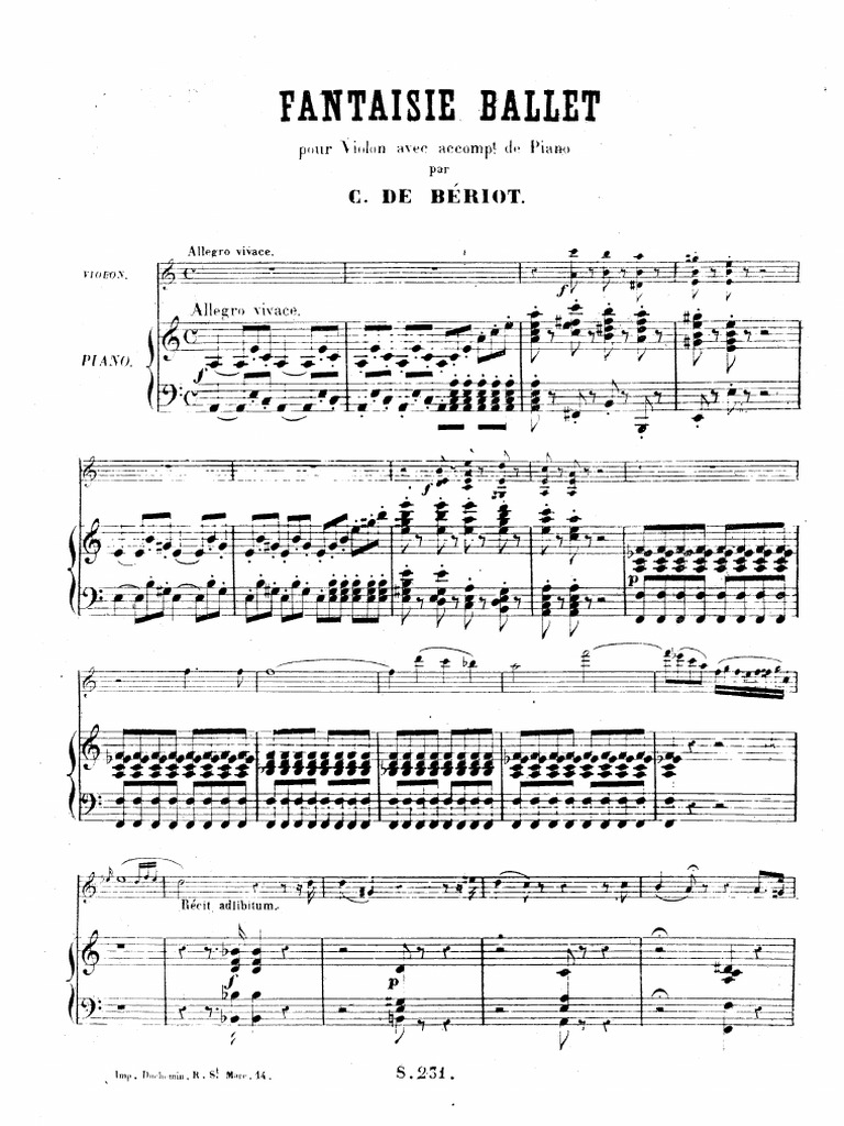 Scene de Ballet | PDF