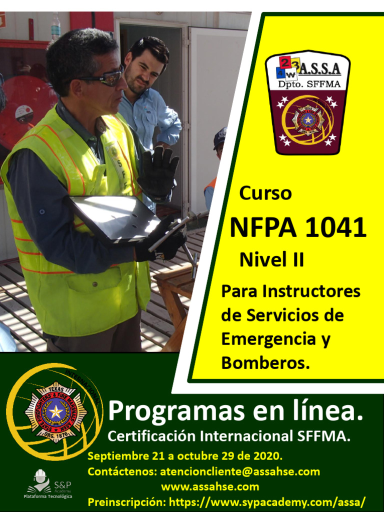 Curso NFPA 1041 Nivel II Online | PDF | Negocios | Informática
