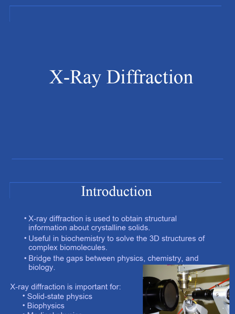 XRD 2 | PDF | X Ray Crystallography | Diffraction