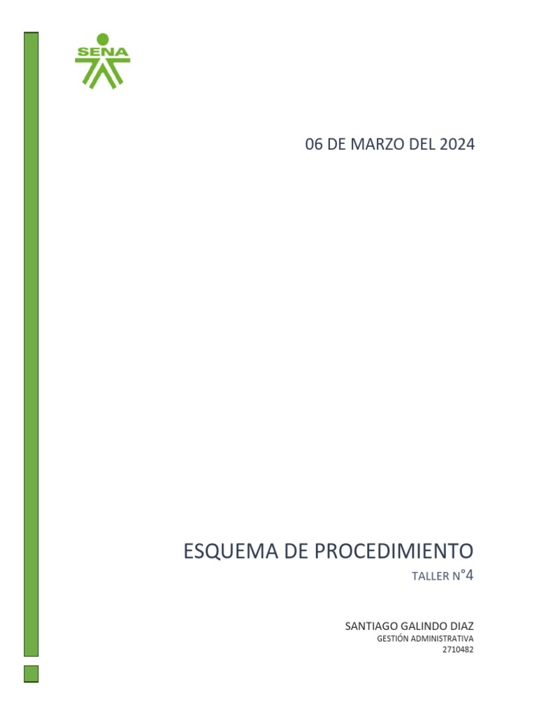 Esquema de Procedimiento | PDF