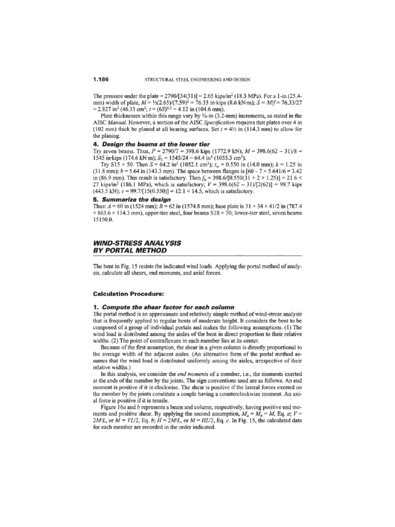 Portal Method Notes | PDF