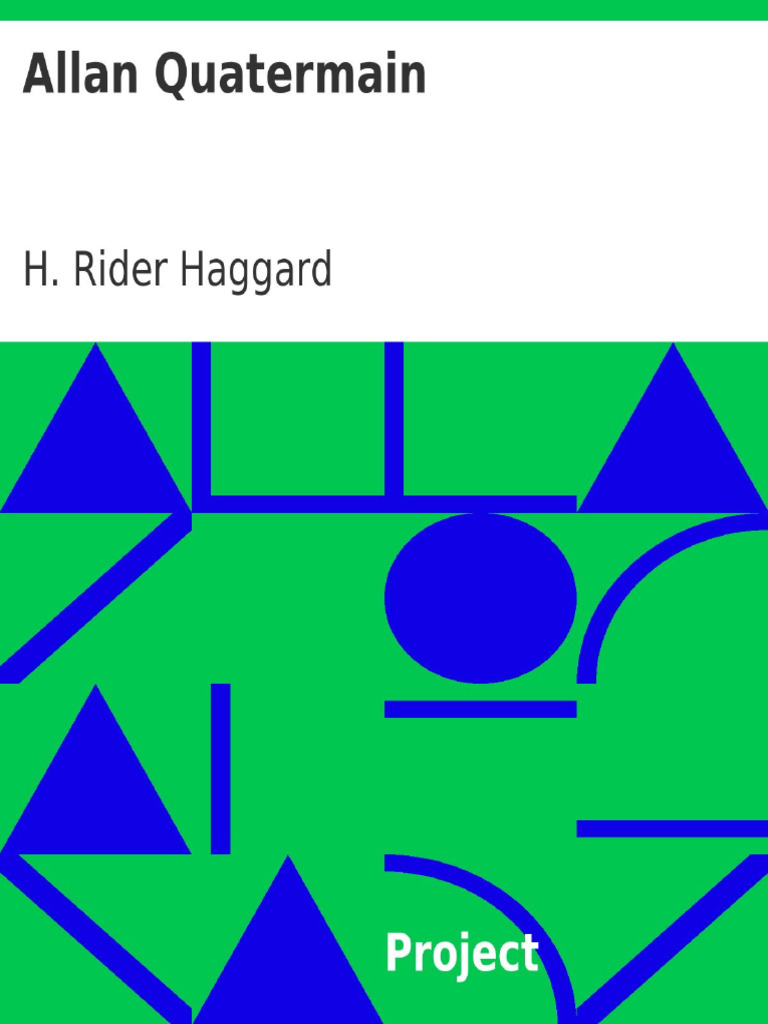 Allan Quatermain | PDF | Allan Quatermain