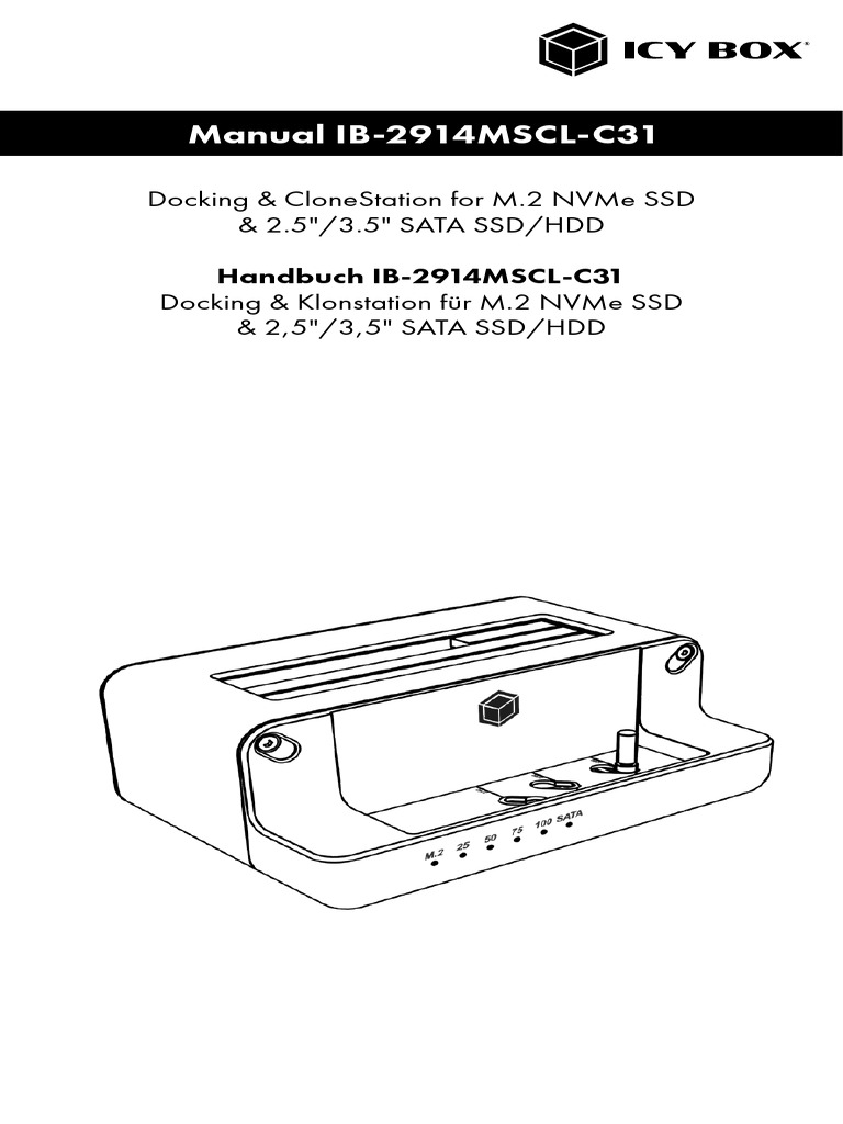 Manual - Ib 2914MSCL C31 | PDF | Solid State Drive | Usb