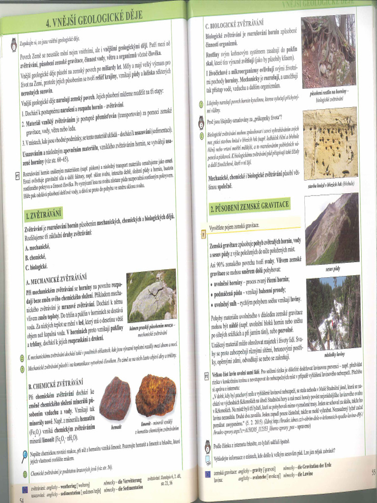 Vnejsi Geologicke Deje | PDF