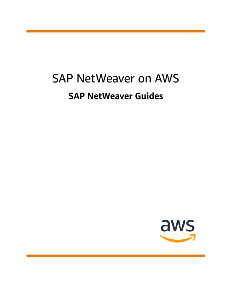 Sap Netweaver | PDF | Amazon Web Services | Cloud Computing