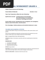 Temperature's Impact on Sugar Dissolution | PDF | Solvation | Water