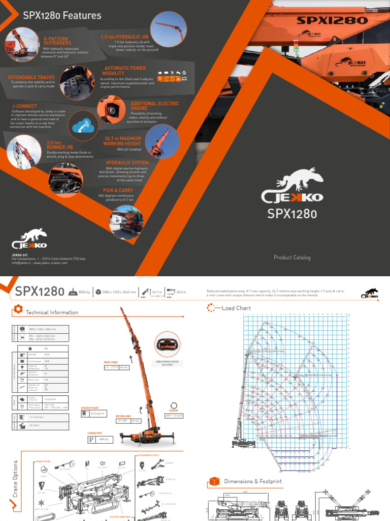 Spx1280cdh en | PDF | Crane (Machine) | Manufactured Goods