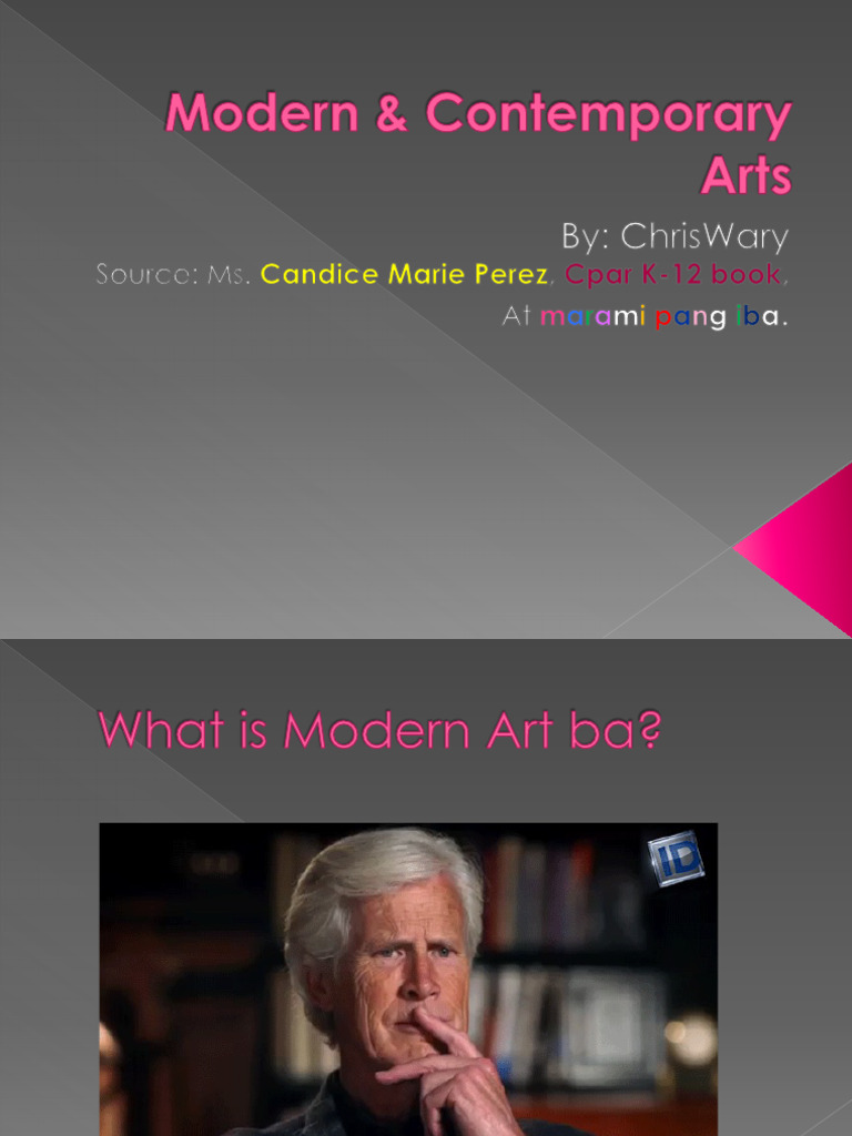 Modern Contemporary Arts | PDF | Modern Art