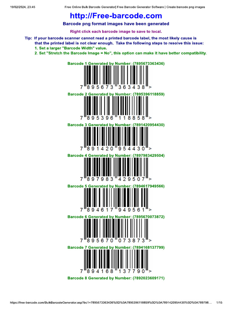 Codigos de Barra 3 | PDF