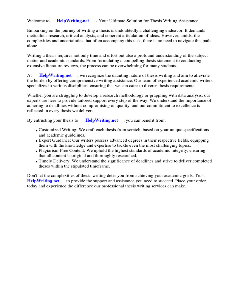 How To Make A Good Thesis Statement For A History Paper | PDF | Essays | Thesis