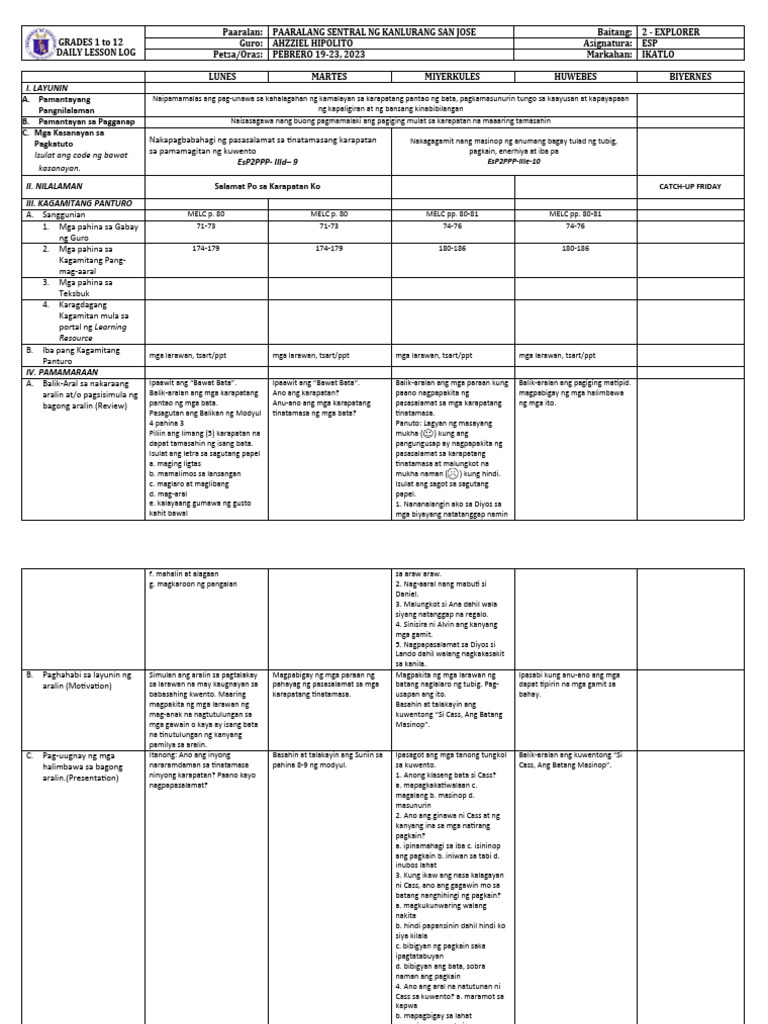DLL_ESP2_Q3_W4 | PDF