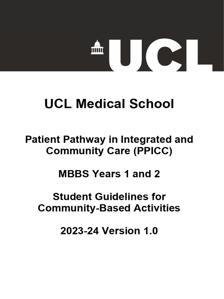 PPICC Student Guidelines 2023-24 | PDF | Caregiver | Health Care