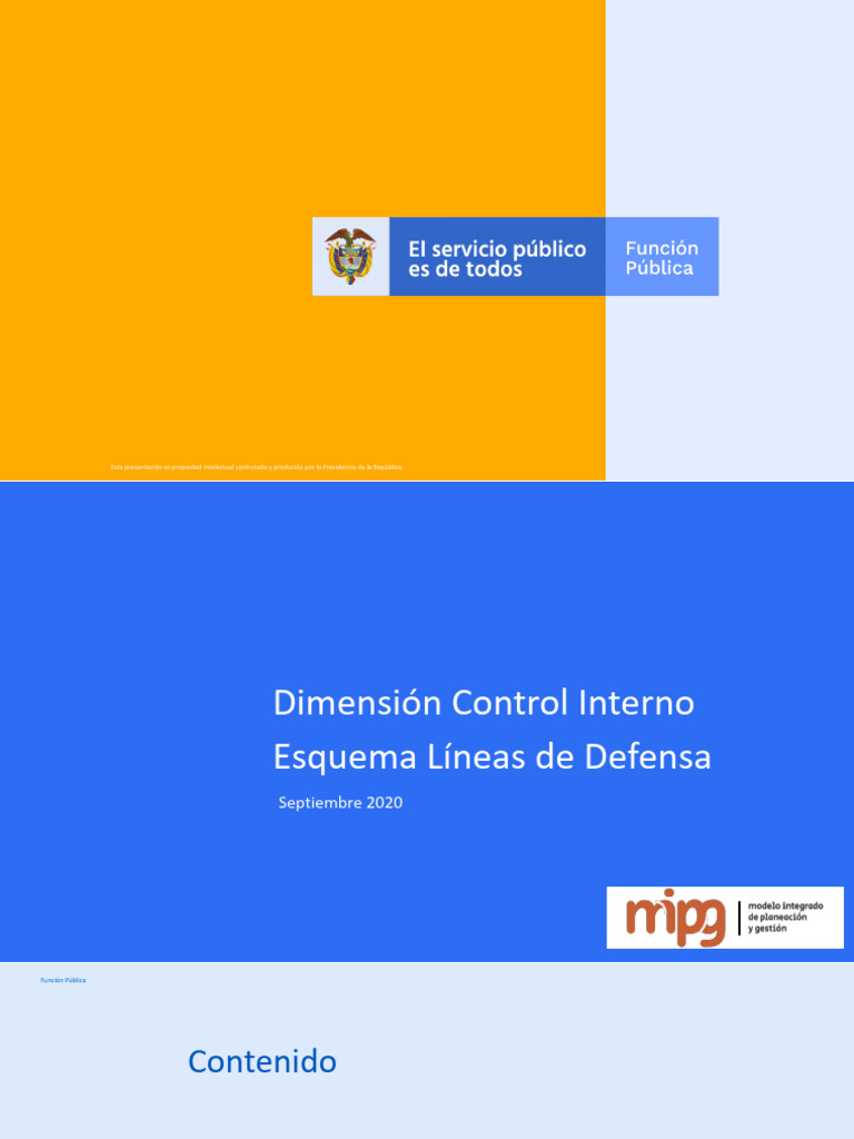 2020 09 29 Dimension Ci Lineas Defensa | PDF | Planificación | Evaluación