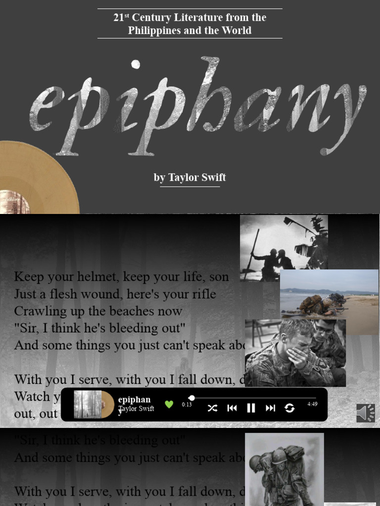 Epiphany | PDF | Taylor Swift