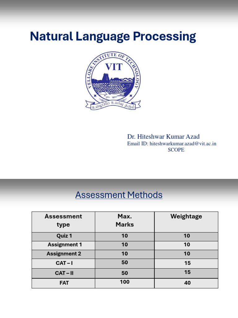 Introduction To Natural Language Processing-03-01-2024 | PDF | Lexicon | Word