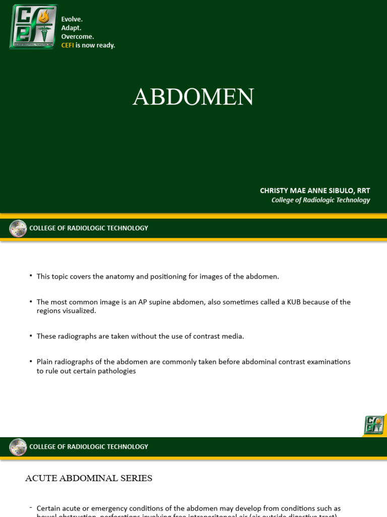 Posi Abdomen | PDF | Peritoneum | Abdomen