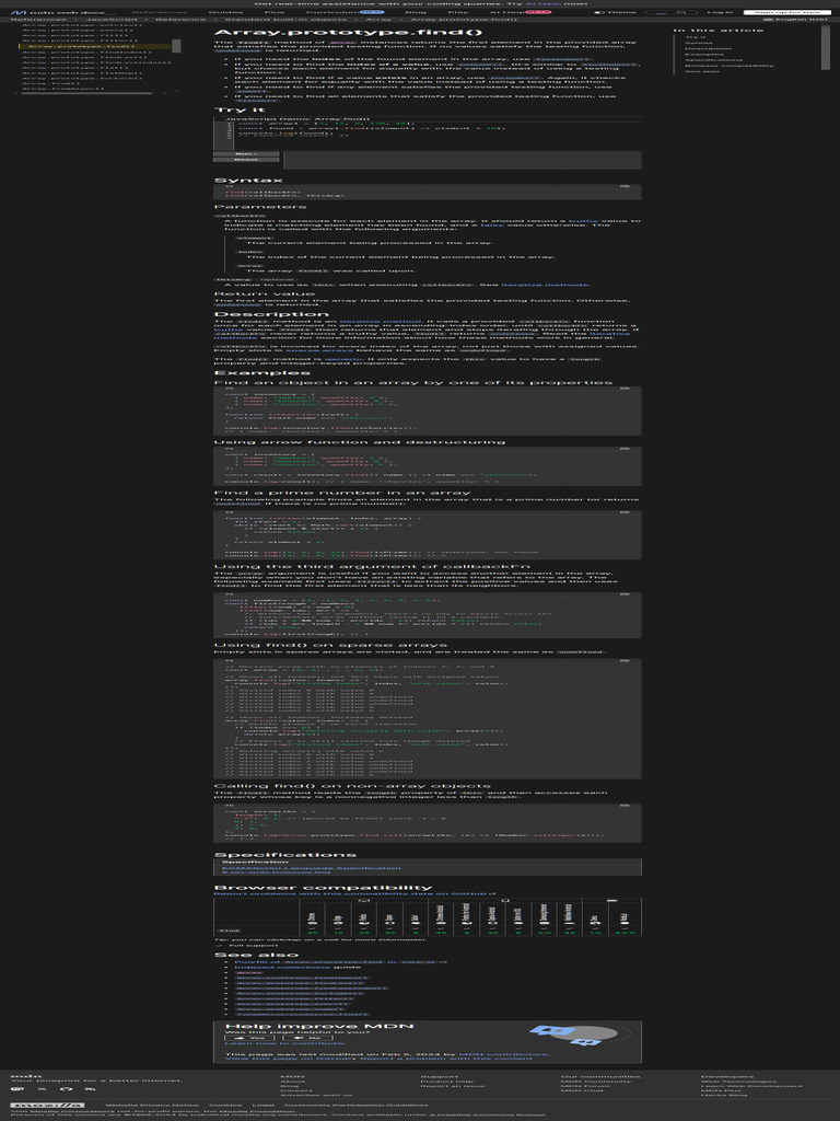 Method Array Find Pdf