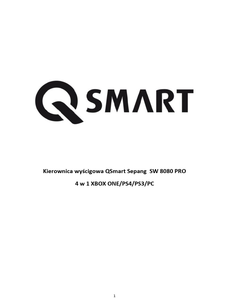 Instrukcja Obslugi Q Smart Suzuka sw8080 | PDF